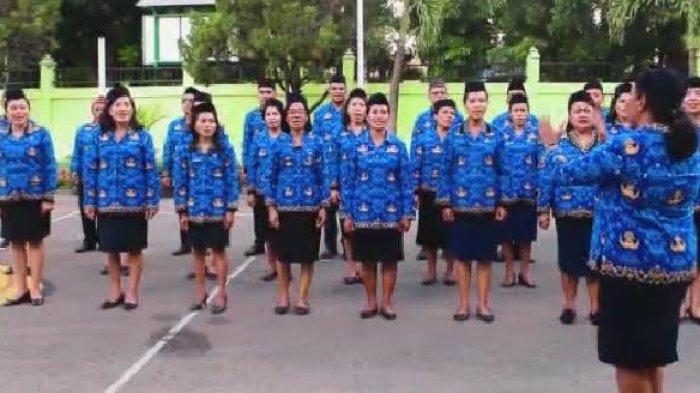 HUT ke-51 Korpri, Dinas Pertanian dan Ketahanan Pangan NTT Juara III Lomba Mars Korpri - Pos ...