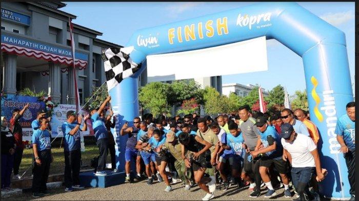 Dalam Rangka HUT ke 77 TNI AL, Lantamal VII Kupang Gelar Fun Run 7,7 K ...