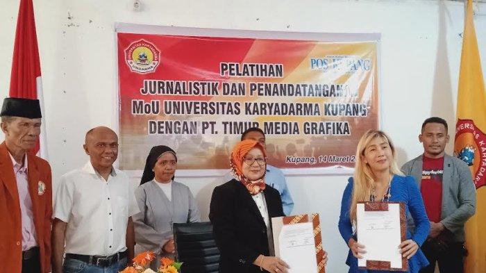 Undarma Kupang dan PT Timor Media Grafika Teken MoU - Pos-kupang.com