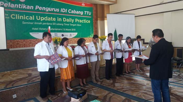 Ini Dia Pengurus IDI Cabang TTU yang Baru Dilantik - Pos-kupang.com