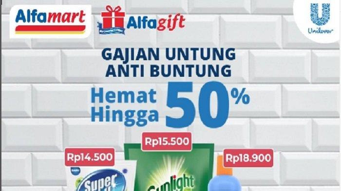 Alfamart Promo Hemat Hingga 50 % , Super Pell Rp14,.500, Sunlight Rp15 ...