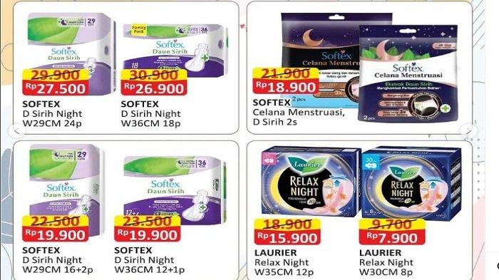 Pembalut Wanita Turun Harga Hingga 29 % di Alfamart Hingga 15 September ...