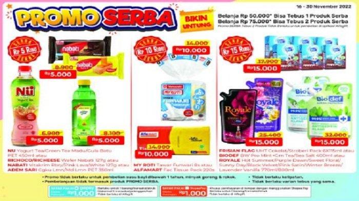 Promo Alfamart Hingga 30 November 2022 Promo Serba5.000: NU, Nabati ...