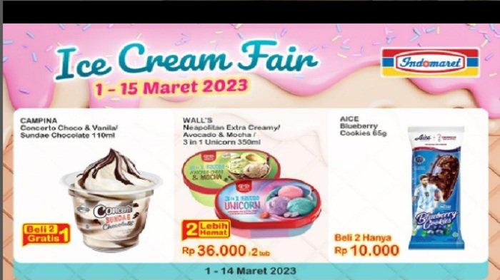 Promo Indomaret 14-15 Maret 2023 Es Krim Murah Wall's Campina Aice ...