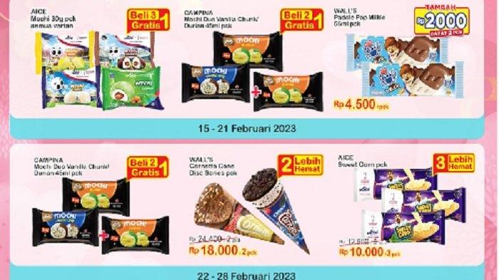 Promo Indomaret 21-28 Februari Es Krim Beli2 Gratis1, Buah Murah: Mini ...