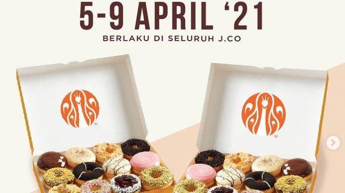 Promo JCO Hari ini Kamis 8 April 2021, Paket 2 Lusin Donat Rp 105 Ribu ...