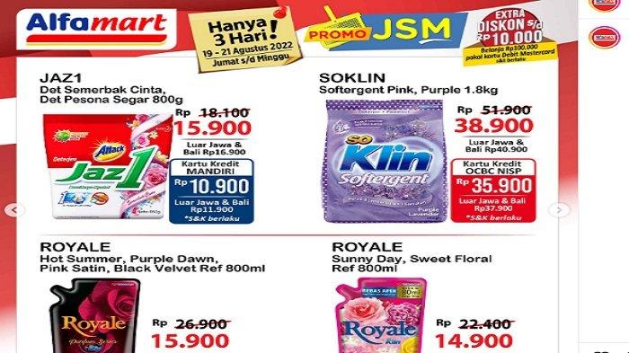 Promo Alfamart JSM Hari Terakhir 21 Agustus 2022 Beras Rp56.500, Minyak ...