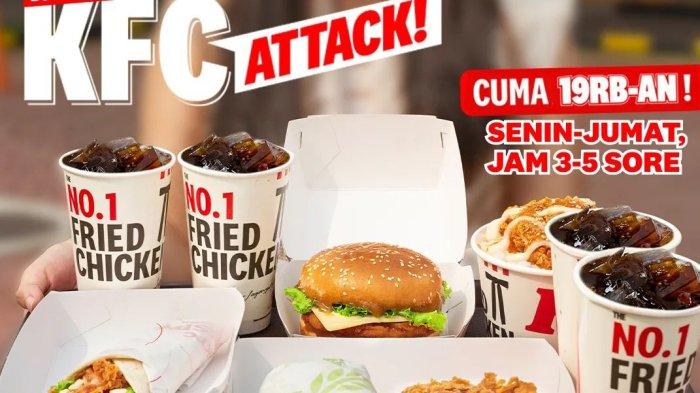 Promo KFC 19-21 Juli 2023, Paket 19 Ribuan: Winger, Oriental Don, Burger, Twisty Minumnya Coca ...