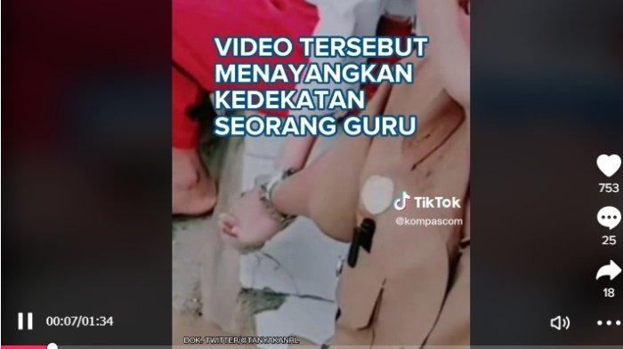 Video Viral TikTok Guru Pegang Tangan dan Tarik Rok Murid Perempuan Jadi Viral di Medsos, Kata ...