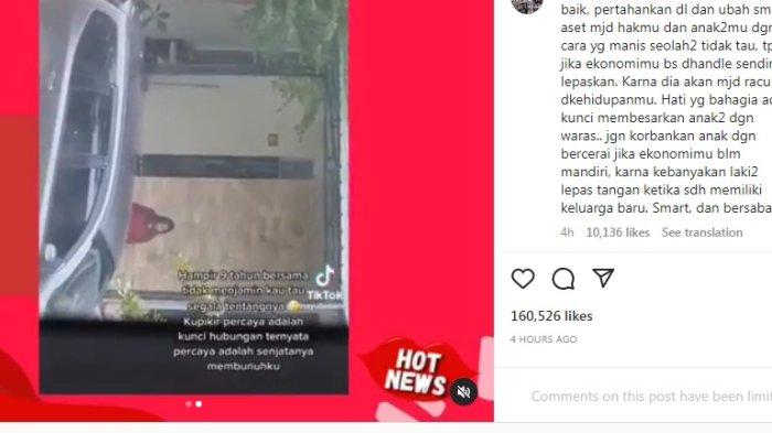 Video Viral Instagram, Seorang Istri Nekad Bagi Video Perselingkuhan Suami Tercinta Dengan ...