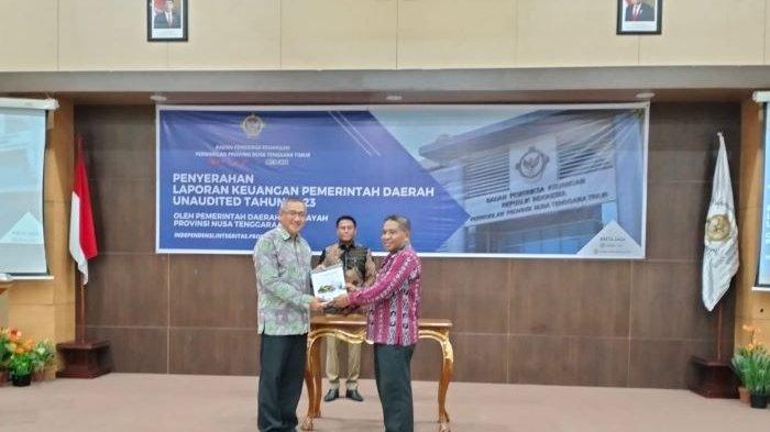 Pemkab Rote Ndao Serahkan LKPD Unaudited TA 2023 kepada BPK RI Perwakilan NTT - Pos-kupang.com
