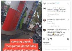 Video Viral Instagram, Tak Kunjung Dilayani Seorang Pria Tua Geram di SPBU - Pos-kupang.com