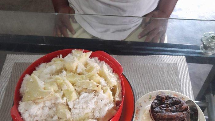 Kuliner Khas NTT, Buah Sukun Kukus Topping Kelapa Muda Parut vs Gula ...