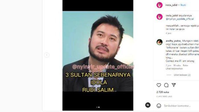 Video Viral Instagram, Tiga Sultan Sebenarnya Menurut Rudi Salim Siapa ...