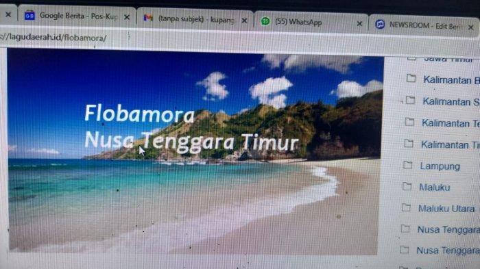Lirik Lagu Daerah NTT, Flobamora Asal NTT - Pos-kupang.com