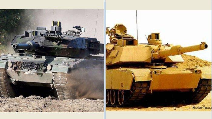 Dua Tank Berat Cannggih Leopard 2 dan M1A2 Abrams Masuk Medan Perang ...
