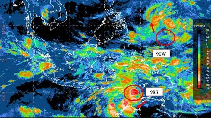 BMKG Deteksi Bibit Siklon Tropis 98S - Pos-kupang.com