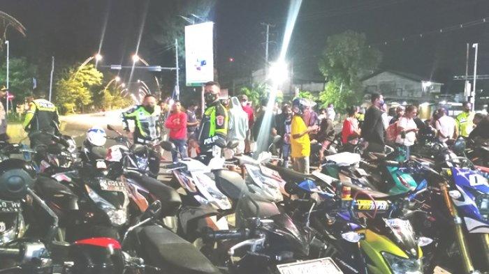 Puluhan Kendaraan Roda Dua Terjaring Operasi Pengawasan Balap Liar di Jalan El Tari - Pos-kupang.com