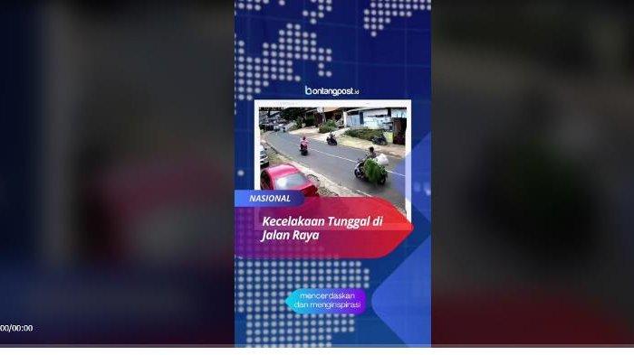 Video Viral TikTok, Kecelakaan Tunggal Sepeda Motor di Jalan Raya - Pos-kupang.com