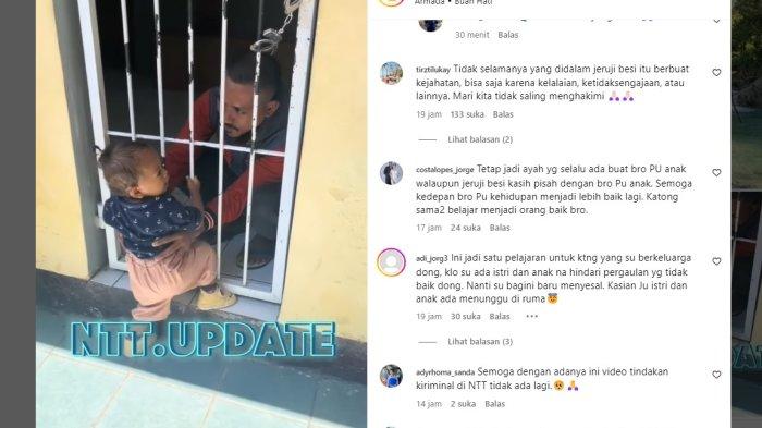 Bocah Perempuan Bermain dengan Ayah di Balik Jeruji Besi Viral, Warganet Ramai Beri Dukungan ...