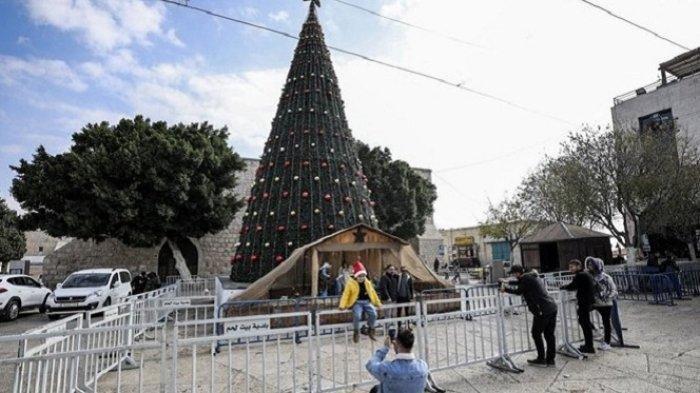 Begini Suasana Natal di Betlehem, Kota Kelahiran Yesus - Pos-kupang.com