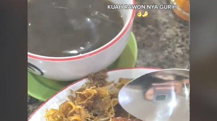 Video Viral TikTok, Sarapan Rawon Krengsengan di Surabaya yang Enak, Warung Rawon Pak Pangat ...