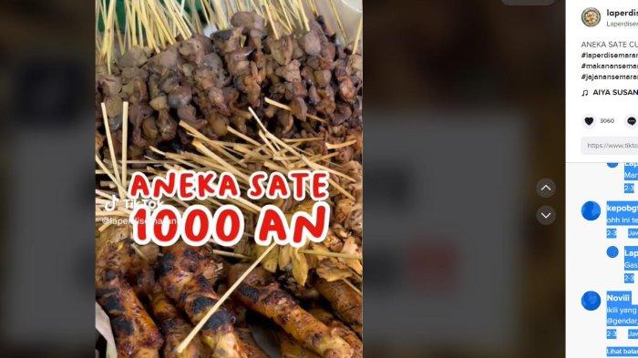 Video Viral TikTok, Anda Penggemar Sate ? Ini Lokasi Warung Sate ...