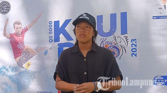 2 Peselancar Wanita Indonesia Gagal Melaju ke 16 Besar WSL Krui Pro 2023 - Tribunlampung.co.id