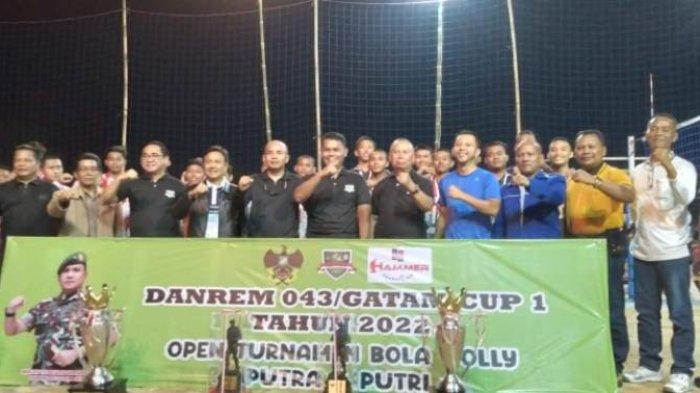 48 Tim Berlaga di Open Turnamen Bola Voli Danrem 043 Gatam Cup 1 - Tribunlampung.co.id