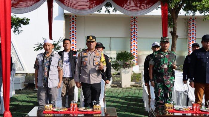 Kapolres Way Kanan Polda Lampung Ajak Warga Sukseskan Pemilu dan Jaga Keamanan - Tribunlampung.co.id