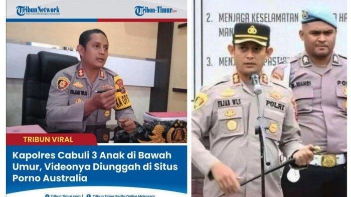 Aksi Bejat Kapolres Ngada Cabuli 3 Bocah lalu Unggah Video ke Situs Dewasa - Tribunlampung.co.id