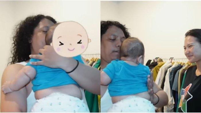 Wajah Anak Arie Kriting dan Indah Permatasari Disembunyikan, Kenapa? - Tribunlampung.co.id