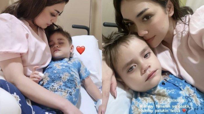 Anak Celine Evangelista Dilarikan ke Rumah Sakit - Tribunlampung.co.id