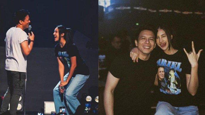 Momen Anya Geraldine Dibuat Deg-degan Ariel NOAH di Atas Panggung - Tribunlampung.co.id