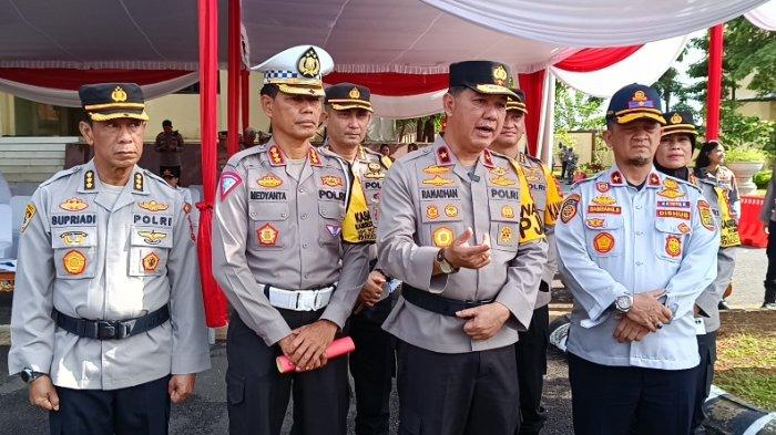 Polda Lampung Kerahkan 745 Personel dalam Operasi Keselamatan Krakatau 2024 - Tribunlampung.co.id