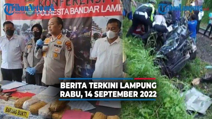Berita Lampung Terkini 14 September 2022, Pajero Sport Terseret Kereta di Tegineneng, 2 Orang ...