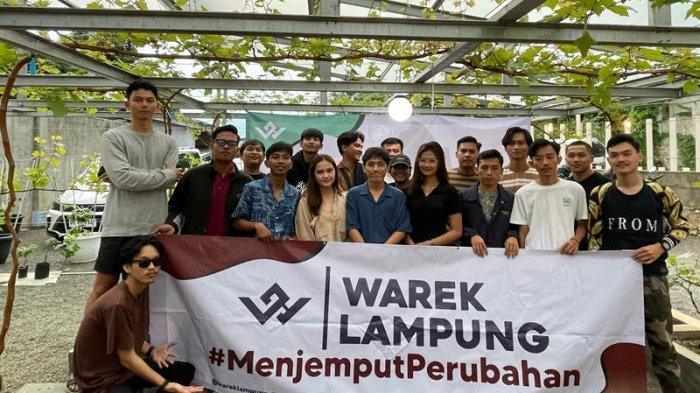 Bentuk Dedikasi terhadap Lampung, Beberapa Pemuda Deklarasi Warek Lampung - Tribunlampung.co.id