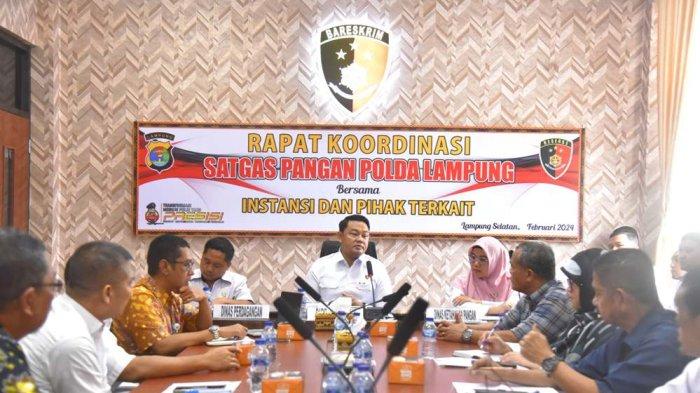 Polda Lampung Jamin Stok Sembako Aman Jelang Ramadan - Tribunlampung.co.id
