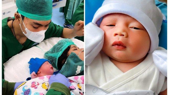 Wajah Anak Pertama Tri Suaka dan Nabila Maharani Curi Perhatian - Tribunlampung.co.id