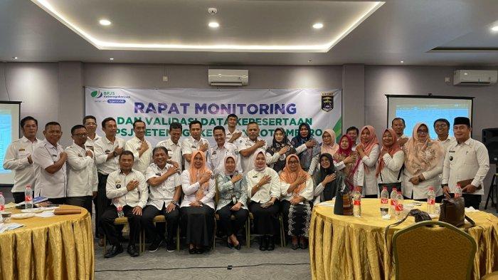 BPJS Ketenagakerjaan Kota Metro Lakukan Validasi Data Kepesertaan - Tribunlampung.co.id