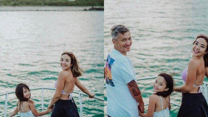 Gisel Bahagia Liburan Bareng Gading Marten dan Gempi di Bali - Tribunlampung.co.id