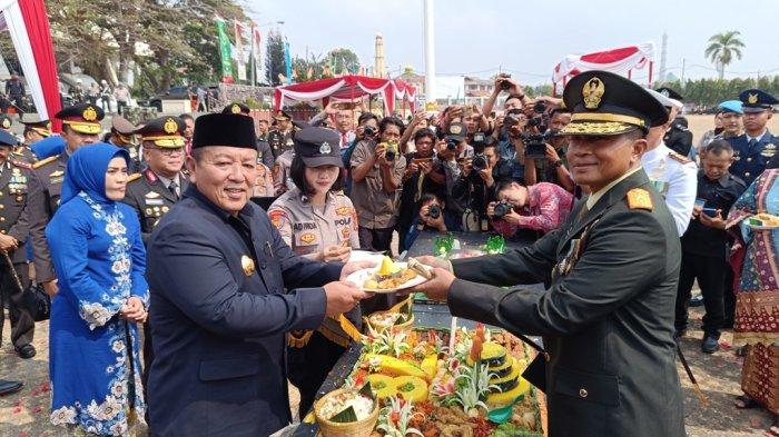 HUT Ke-78, Danrem Gatam: TNI Dapat Kepercayaan Tinggi dari Publik - Tribunlampung.co.id