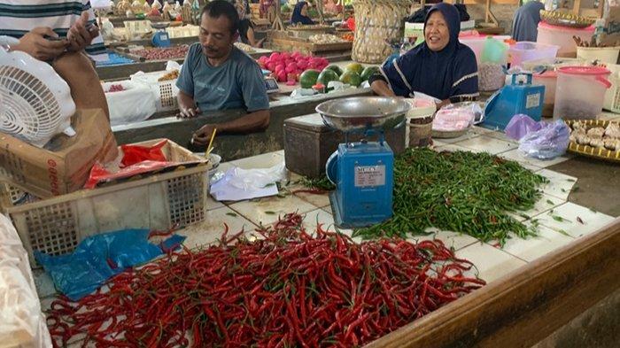 Cabai Merah di Pringsewu Masih Stabil, per Kilogram Capai Rp 30 ribu - Tribunlampung.co.id
