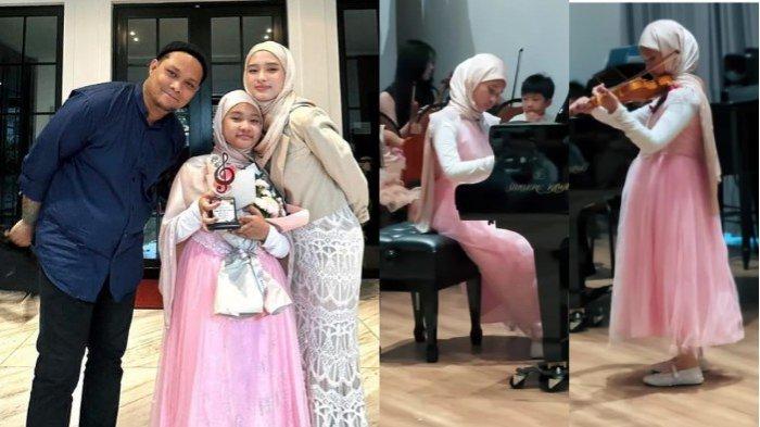 Inara Rusli dan Virgoun Kompak Temani Starla Pentas di Pertunjukan Musik Anak - Tribunlampung.co.id