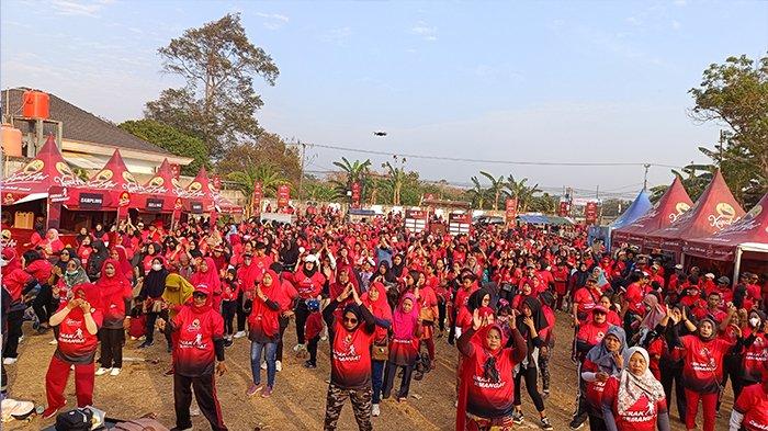 Semarak Jalan Sehat Kapal Api di Rajabasa Bandar Lampung, Ada Hadiah ...