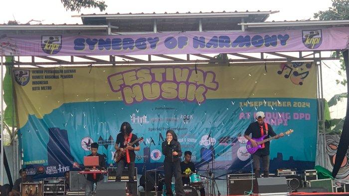 18 Band Ikuti Festival Musik KNPI Metro - Tribunlampung.co.id