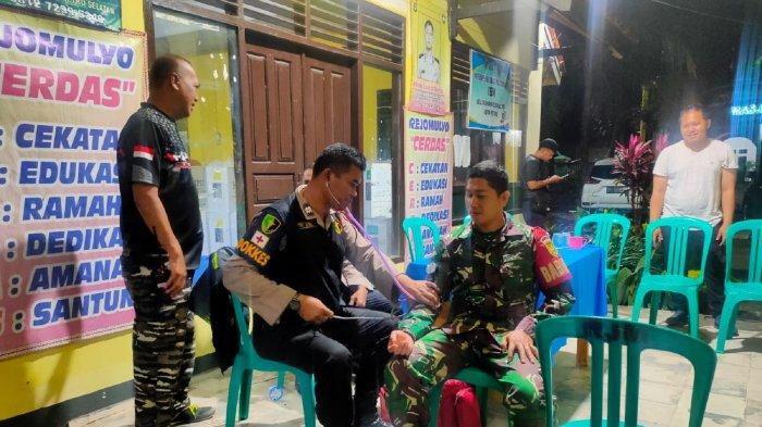 Kapolres Metro Polda Lampung Cek Kesehatan Petugas dan Personel Pengamanan Pemilu ...