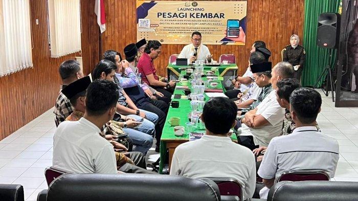 Kejari Lampung Barat Luncurkan Sistem Pelayanan Digital Pesagi Kembar ...