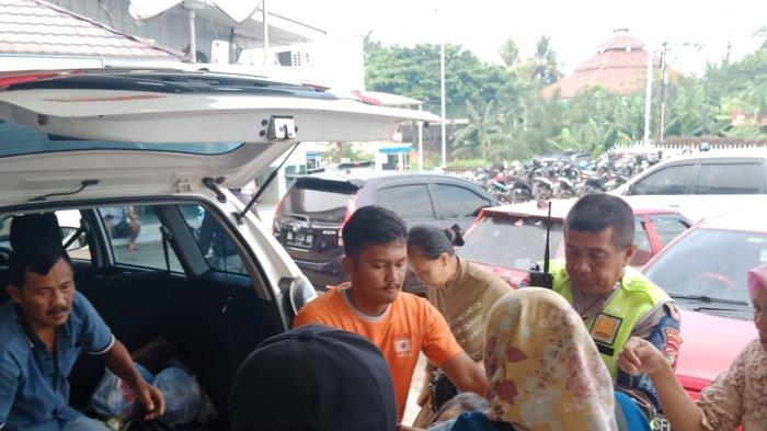 Begini Kesigapan Personel Polres Lamteng Polda Lampung Kawal Pasien Darurat di Arus Balik ...