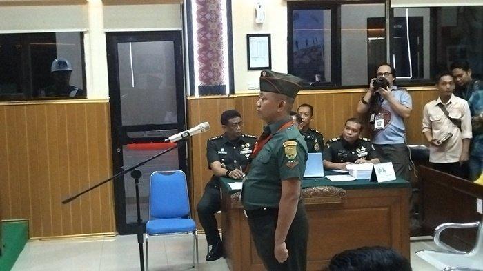 Kopda Basarsyah Tembak Mati Polisi Lampung, Kini Didakwa Pembunuhan Berencana - Tribunlampung.co.id